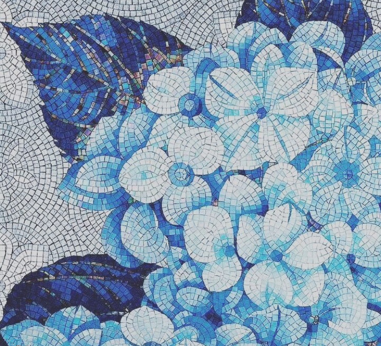 Flowers Mosaic Patterns Designs Kasia Polkowska Art: Mosaic Flower