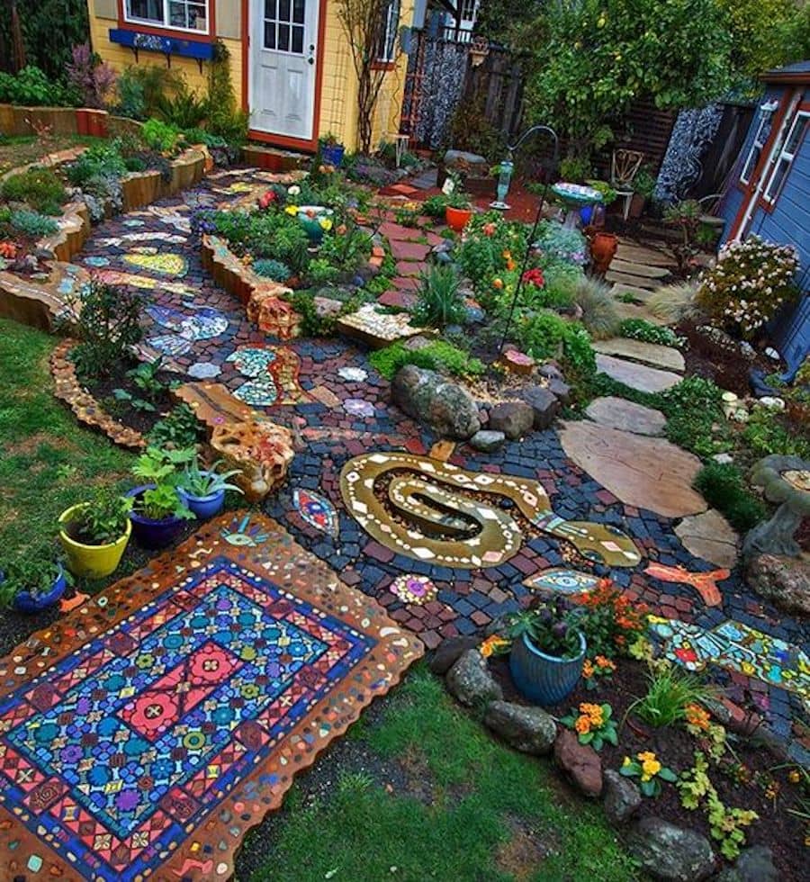 backyard art